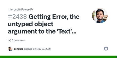 Getting Error The Untyped Object Argument To The ‘text Function Has