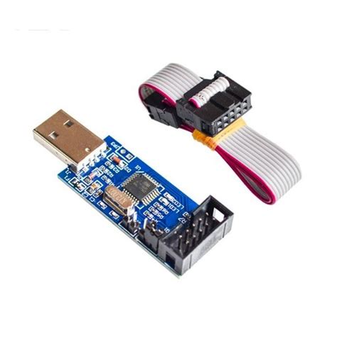 Programador De Microcontrolador USBASP ISP AVR USB Cabo KuantoKusta