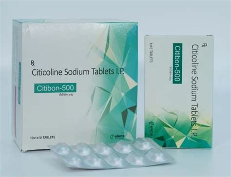 Citicolin Tablets 500 Mg At ₹ 5280box In Barwala Id 2853994314397