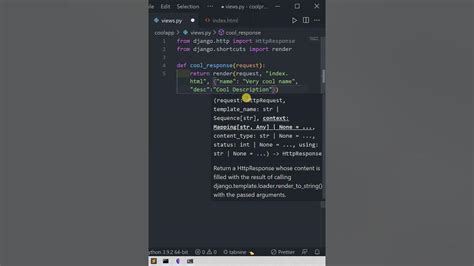 How To Use Python Variables In A Django Template Html Python Web