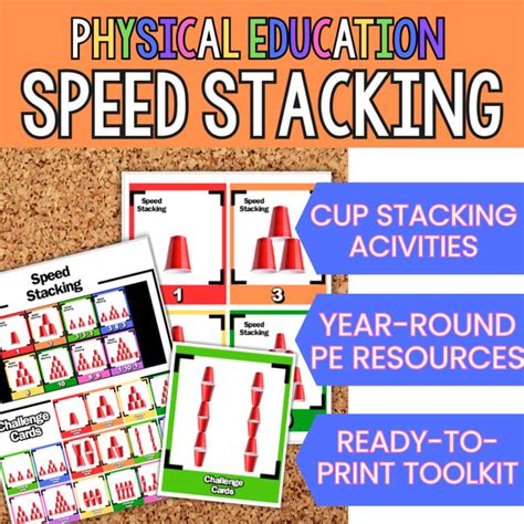 Speed Stacking Cup Stacking Activities By Phys Ed Girls Tpt