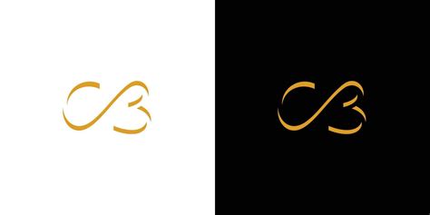 Modern And Unique Handwritten Letter Cb Initials Logo Design 26125887 Vector Art At Vecteezy