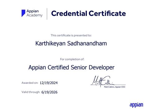 kathikeyan s on linkedin appian lowcode