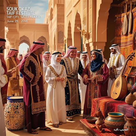 Arabian Traditional Cultural Event The Display Of Ancient Culture Was