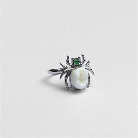 Filled Cavity Human Molar And Uranium Glass Ring Etsy