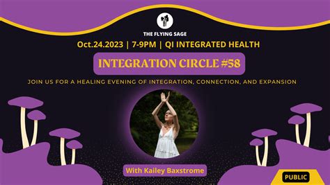 Integration Circle 58 Kailey Baxstrome — The Flying Sage