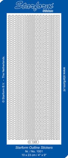 Starform Mini Asst Borders 1016 Peel Stickers Green Simply Special Crafts