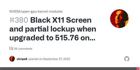 Black X11 Screen And Partial Lockup When Upgraded To 51576 On Rtx3060