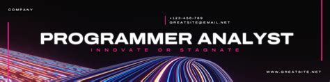 Programmer Analyst Linkedin Banner 39924140 Template