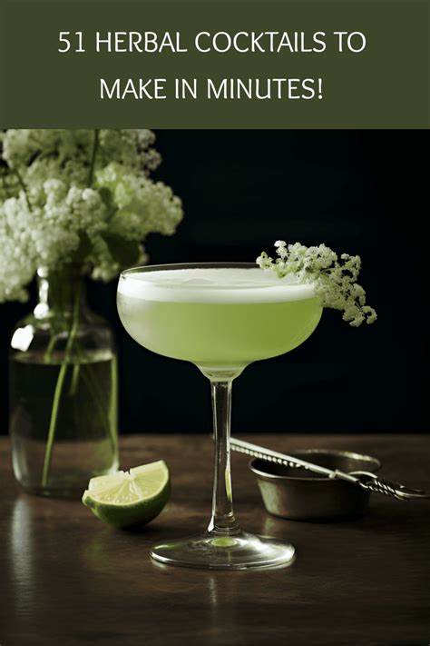 51 Herbal Cocktails To Make In Minutes Elderflower Herbalism Cocktails