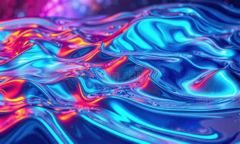 Vibrant And Dynamic Abstract Background Featuring Flowing Waves Of Blue And Pink Hues Creating
