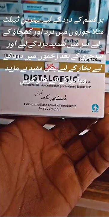 Distalgesic Use In Urdu Medicineinfo Shortvideo Shortsvideo Youtube