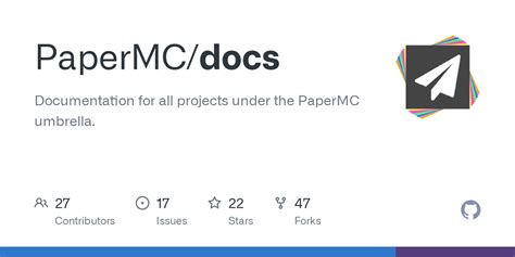 Issues PaperMC Docs GitHub