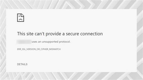 Solucionar Errores Errsslversionorciphermismatch 10web