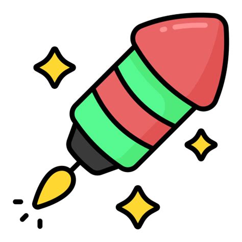 Firework Generic Outline Color Icon