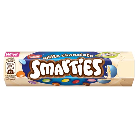 Smarties White Chocolate Tube 36g