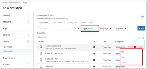Ninjaone Script Library Ninjaone