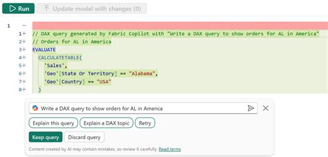 Microsoft Fabric Copilot To Write Dax Queries In Power Bi Update Microsoft Power Bi Blog