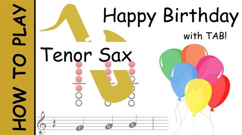 Happy Birthday Tenor Saxophone At Natasha Pruitt Blog