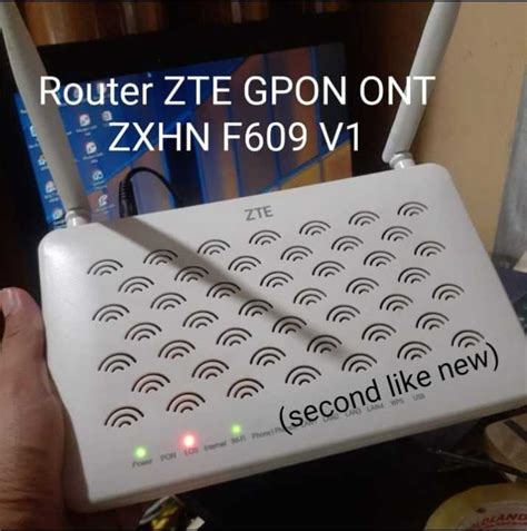 Router Zte Zxhn F609 V1 Gpon Ont Bekas Lazada Indonesia