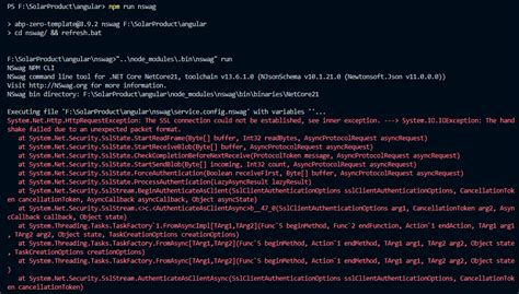 Command Not Found Exception Support Center ASP NET Zero Support