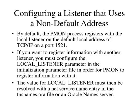 PPT Configuring The Listener PowerPoint Presentation Free Download ID 4604189
