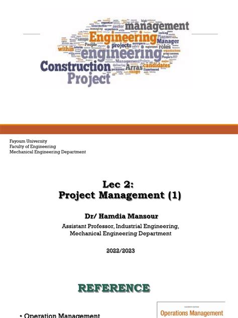 Lec2 Project Management Pdf Applied Mathematics Project Management