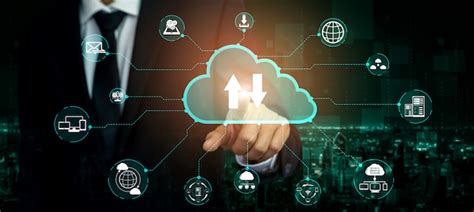 Premium Photo Cloud Computing Technology And Online Data Storage For Business Network Concept