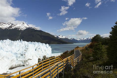 Boardwalk Along Perito Moreno Glacier Argentia Photograph By Karen Foley Pixels