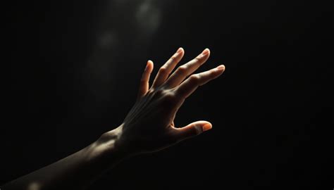 Free Reaching Through Darkness Image Hand Reaching Darkness