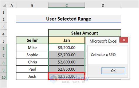 Vba To Loop Through Rows And Columns In A Range In Excel 5 Examples
