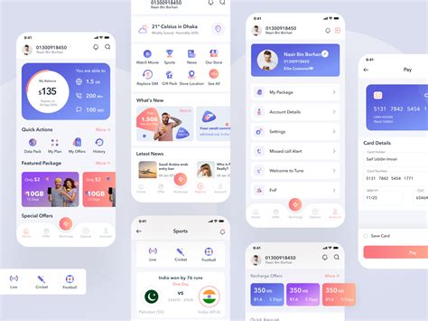 Telecommunication Mobile App By Nasir Uddin On Dribbble Telecommunication Mobile App By Nasir Uddin On Dribbble