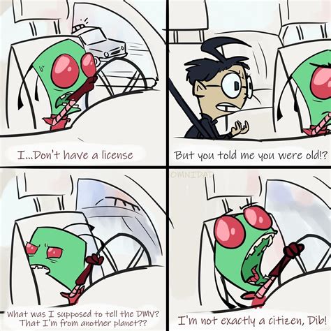 And Then Zim And Dib Went On A Road Trip Invader Zim Know Your Meme