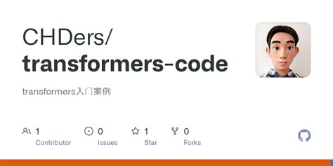 Github Chderstransformers Code Transformers入门案例