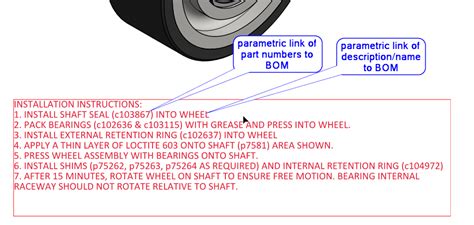 Link Bom Partitem Numbers To Text In A Note Autodesk Community