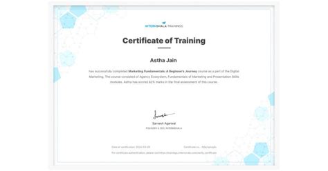 Astha Jain On Linkedin Successfully Completed The Marketing