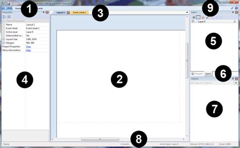 💻construct 2 Editor De Videojuegos Online💻 💻interfaz GrÁfica De