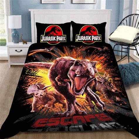 Jurassic World Escape The Island 3d Printed Bedding Set