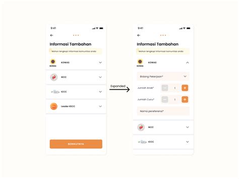 The Accordion Design Expands And Collaps Ui Design Behance