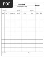 Tool Life Monitoring Sheet Template Pdf