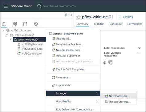 Volume And Vmfs Datastore Using Dell Powerflex With Vmware Cloud