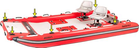 Sea Eagle Fastcat14™ Catamaran 4 Person Inflatable Boat 14 Ft 4 In