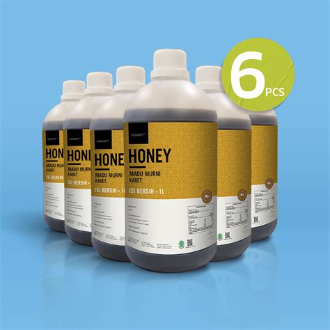 HONEY HEVEA LIQUID, 1 L (6 PCS) – haldinfoods