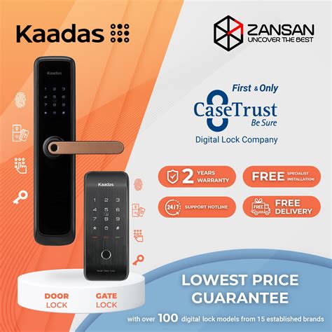 Kaadas L7 Digital Door Lock Optional R8gd Gate Lock Passcode Rfid