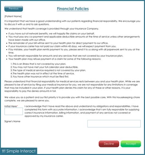 Effective Patient Intake Form Templates Simple Interact