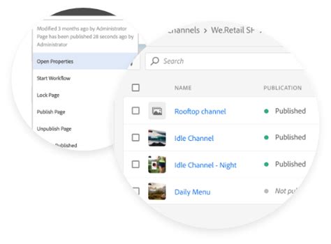 Adobe Experience Manager Screens Features