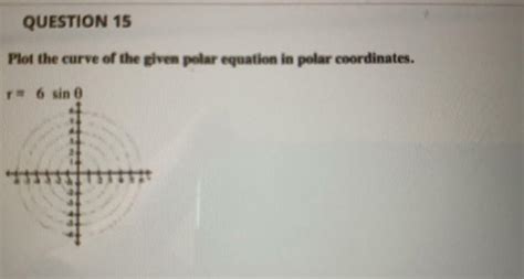 solved question 15 plot the curve of the given polar