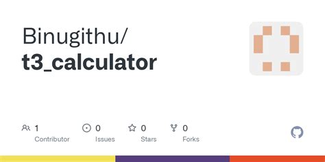 Github Binugithut3calculator