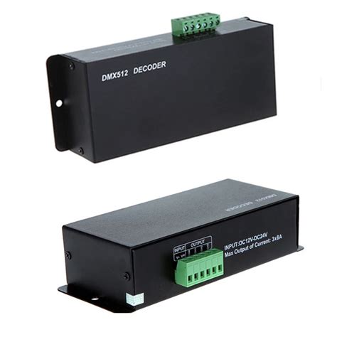 DMX512 Decoder LED Dimmer Driver RGB Controller For RGB LED Strip