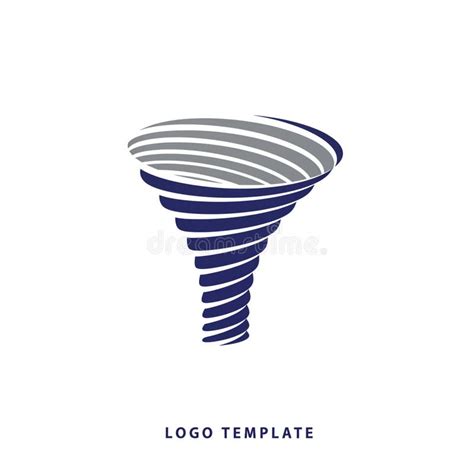Spiral Logo Design Featuring A Funnel Shape The Image Consists Of